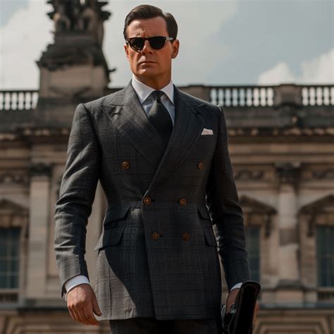 Kingsman® Suit Double Breasted Suit The Secret Service Suits Official