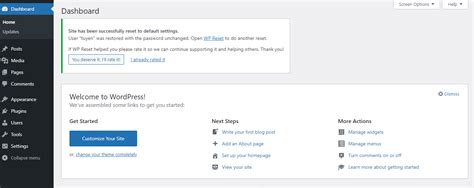 How To Reset A Wordpress Site In A Sipmle Way Justfreewpthemes