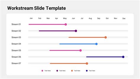 Workstream Slide Template Slidebazaar