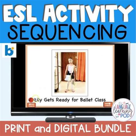 Esl Esol Activity Sequencing By The Language Learning Pod Tpt