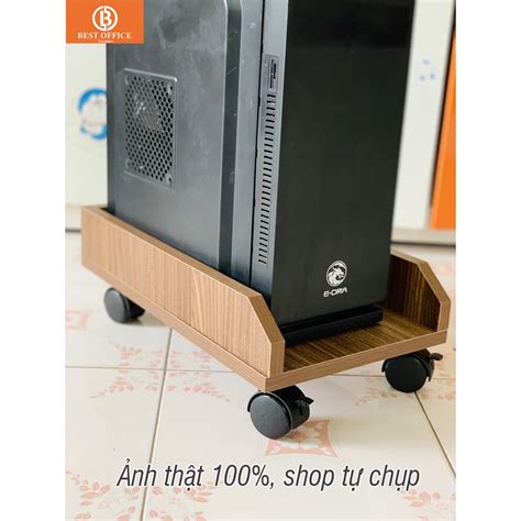 Mua Kệ Cpu Máy Tính Di động Gắn Bánh Xe Chốt Hãm Gỗ Mdf Chống ẩm Kệ
