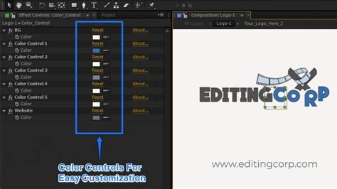 Minimal Logo Reveals Free After Effects Template