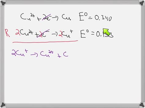 Solved Calculate The Equilibrium Constant At 25c For The Reaction 2cu