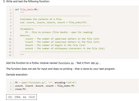 Solved Write And Test The Following Function Chegg