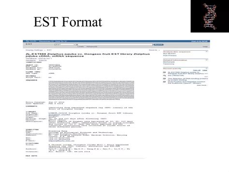 express sequence tags pptx genetics science
