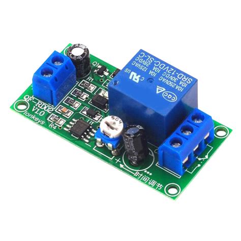V DC Time Delay Relay Module NE Seconds Adjustable Timer Switch Board Lazada Singapore
