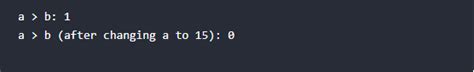 c relational operators syntax types and examples