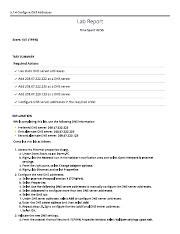 Configure DNS Addresses Step By Step Lab Guide Course Hero