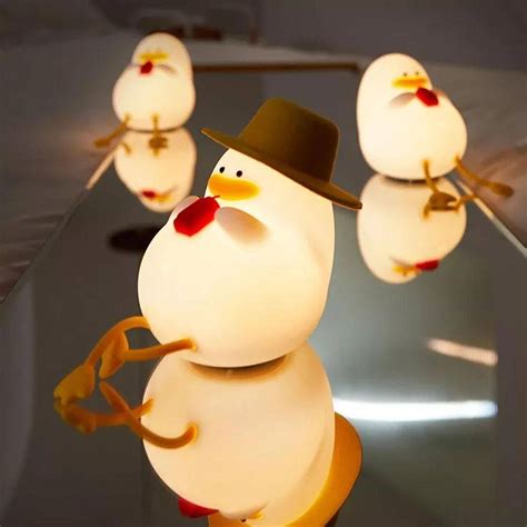 چراغ خواب سیلیکونی مدل اردک کیس شاپ