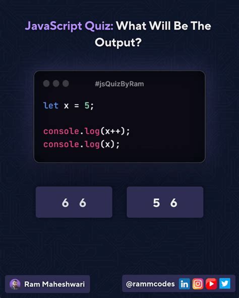 Ram Maheshwari ♾️ On Linkedin Jsquizbyram Html Css Javascript