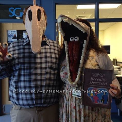 Diy Beetlejuice Adam And Barbara Maitland Costumes
