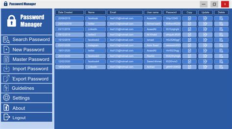 GitHub IbhzHazem PasswordManagerWPF A Password Manager For Personal Use