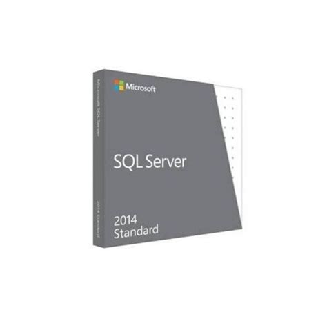 microsoft sql server 2014 standard