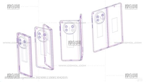 Huawei Mate X D Keyshot Cgmol