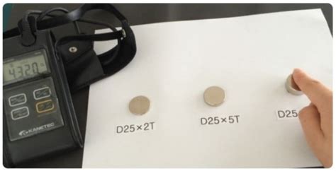 네오디뮴 자석 사이즈별 가우스 및 자력 네이버 블로그