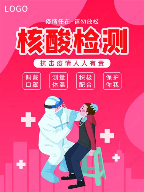 Epidemic Prevention And Control Nucleic Acid Detection Poster Template