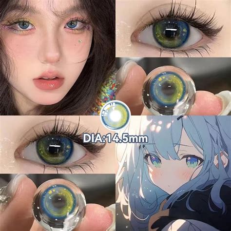 Playful Blue Contact Lenses Lensmate
