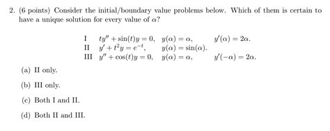 Solved Points Consider The Initial Boundary Value Chegg