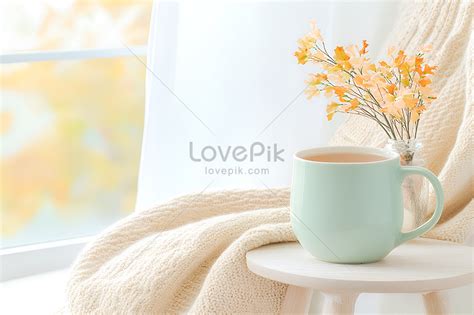 따뜻한 가을 햇살 아래 아늑한 코너 배경 사진 및 창의적인 일러스트 무료 다운로드 Lovepik