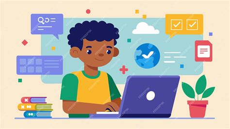 A Teenager Scrolling Through The Scratchjr Online Community Inspired By