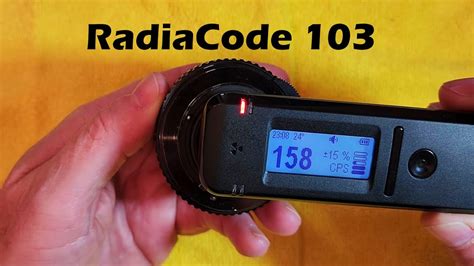 Radiacode 103 Turn On And Off Radiation Detector Test Radiacode103