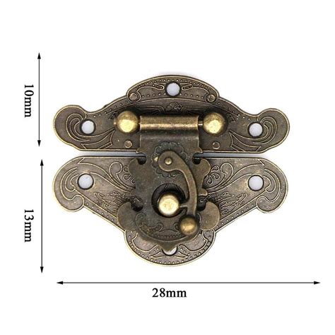 1pc Sieraden Houten Doos Mini Gesp Antieke Retro D Grandado