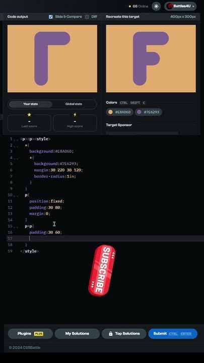 25112024 Css Battle Daily Challenge 100 Match Css Html