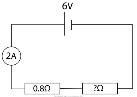 Aqa Gcse Series Circuit Calculations Science Worksheets