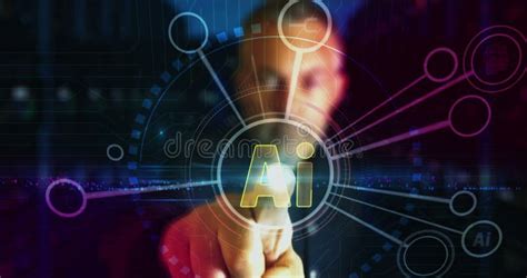 Ai Artificial Intelligence It Female Programming Binary Code On