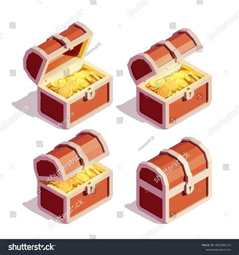 58 Low Poly Treasure Chest Images Stock Photos And Vectors Shutterstock