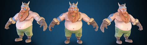 Mathieu Bissonnette Stylized Dwarf Viking