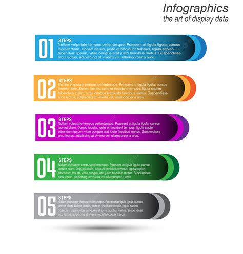 Premium Vector Infographic Template For Modern Data Visualization And