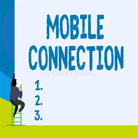 Word Writing Text Mobile Connection Business Concept For Secure Universal Login Solution Using