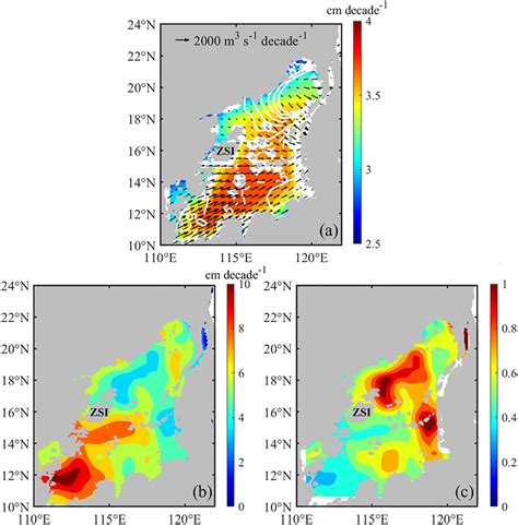 Spatial Pattern Of The A Linear Trends In The Estimating The Download Scientific Diagram