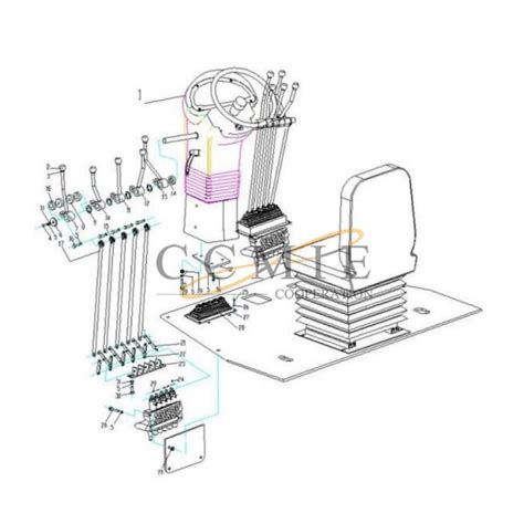 China 380901009 Joystick For Xcmg Gr215a Motor Grader Control Panel China 380901009 Joystick For Xcmg Gr215a Motor Grader Control Panel