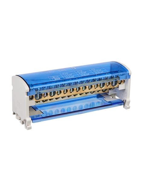 Шины на DIN-рейку в корпусе (кросс-модуль) ШНК 2х15 L+PEN IEK (YND10-2 ...