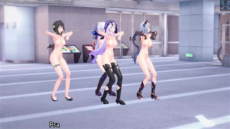 Honkai Star Rail Mmd Blackpink Shut Down Black Swan Ruan Mei Jingliu Hanya