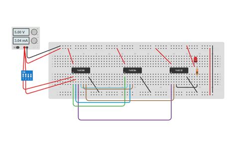 Circuit Design Xnor Tinkercad
