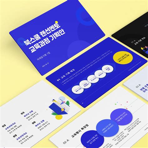교육과정 기획안 사업제안서 발표ppt Ppt·인포그래픽 포트폴리오 크몽