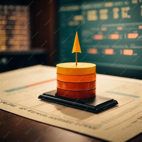 Premium Photo Representation Of A Graphical Chart