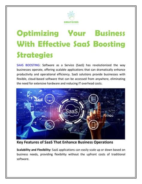 Optimizing Your Business With Effective Saas Boosting Strategiespdf