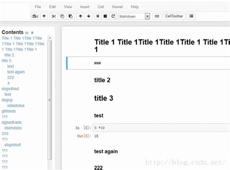 Jupyter Notebook快速入门及使用详解juperter Notebook Csdn博客