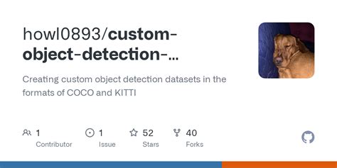 Github Howl Custom Object Detection Datasets Creating Custom Object Detection Datasets In