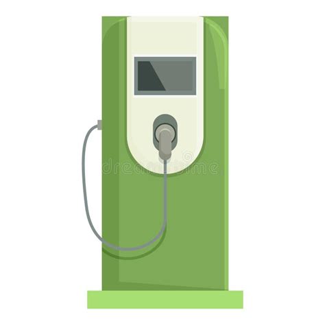 Green Electric Vehicle Charging Station Providing Sustainable Energy For Modern Transportation