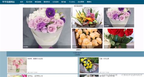 node vue毕设平平花屋（程序 mysql express） csdn博客