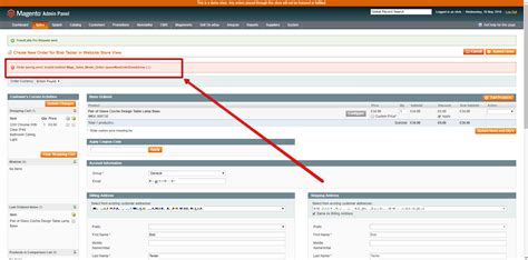 Magento 19 Error When Creating Order From Admin Panel Invalid