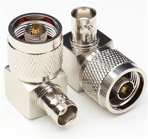 Audio Video Accessories Anhan Bnc Female To N Type Male Right Angle