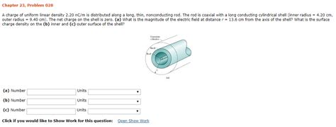 Solved Chapter Problem A Charge Of Uniform Linear Chegg