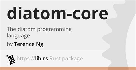 Diatom Core — Rust语言 Librs