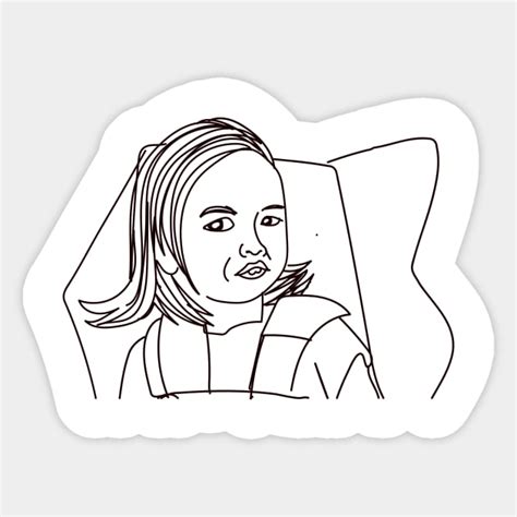Side Eyeing Chloe Meme Side Eyeing Chloe Meme Sticker Teepublic